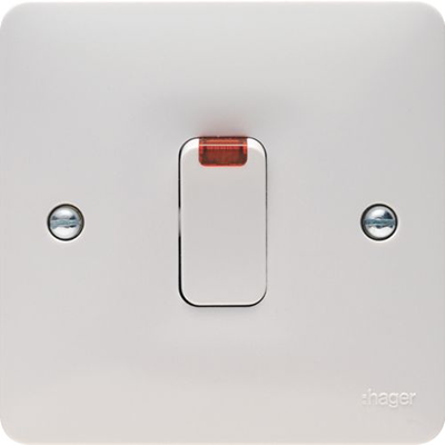 Electrical Supplier. 20A Double Pole Switch with LED Indicator